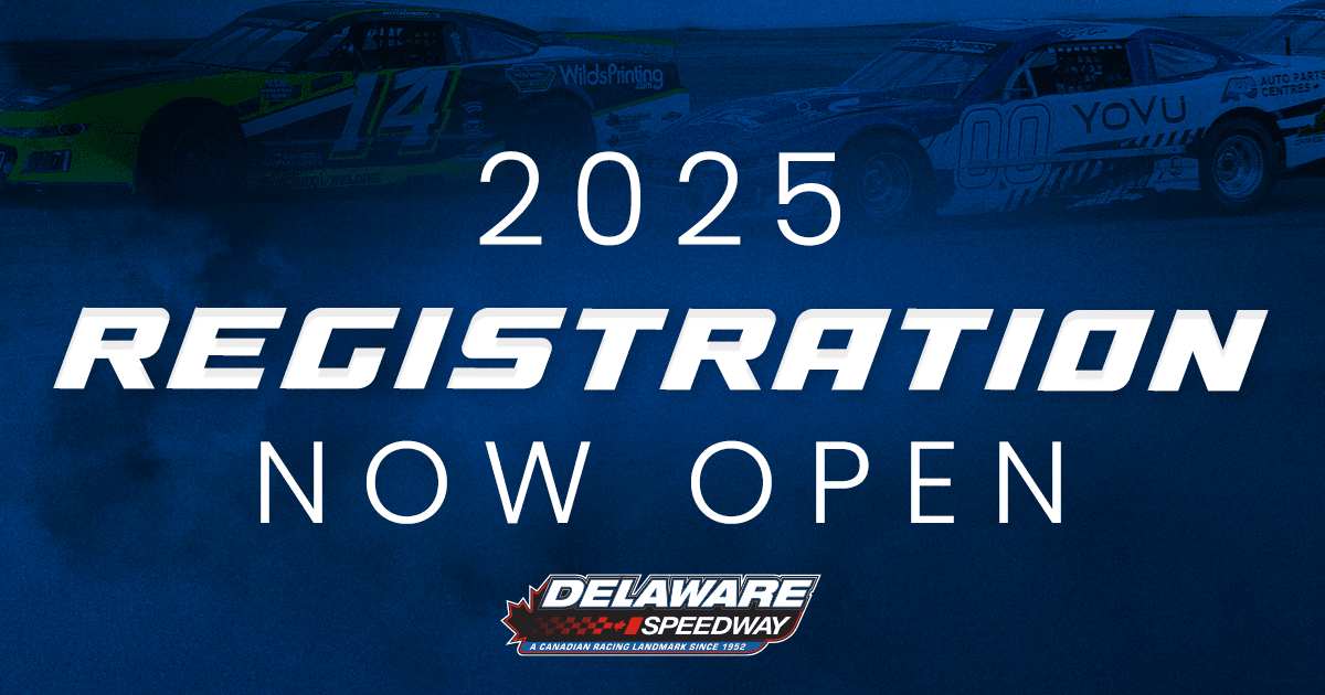 2025 Season Registration Delaware Speedway